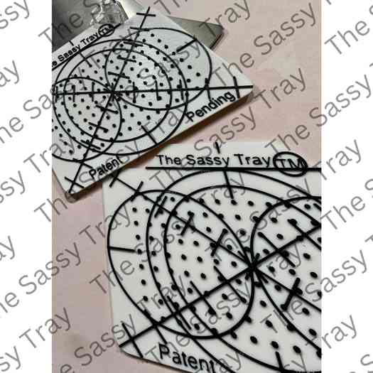 The Sassy Tray® Lg Wcircles Set Of 6 For Triangle Peg Carousel The Sassy Tray®